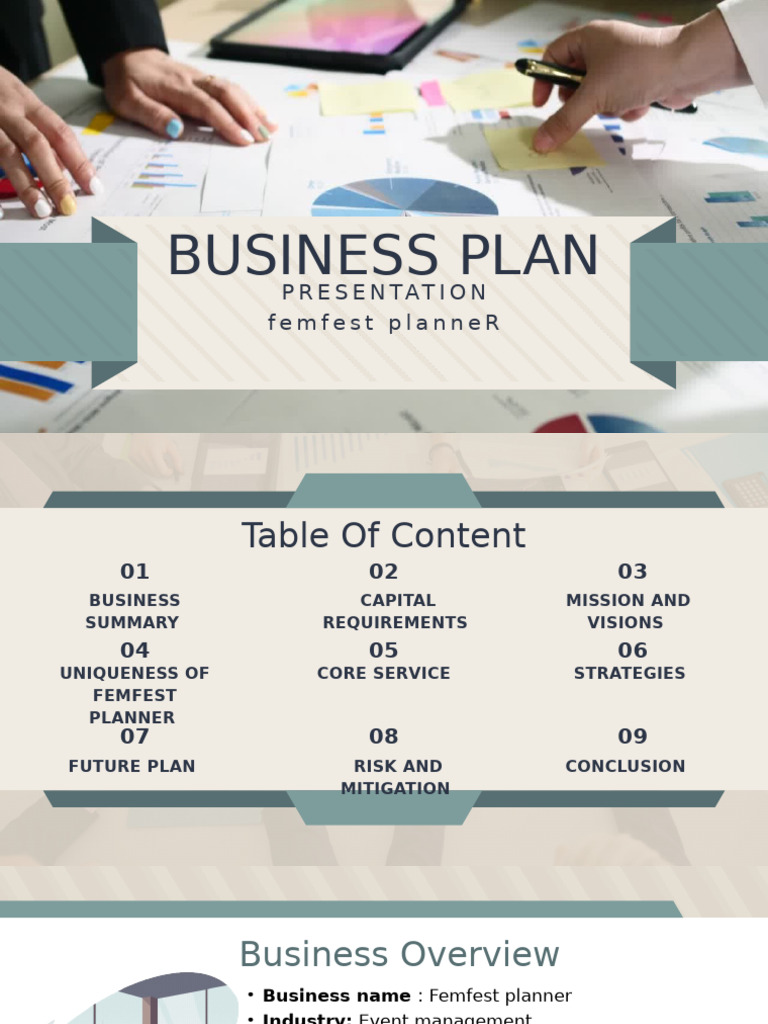 Business Plan Presentation | PDF | Risk | Business
