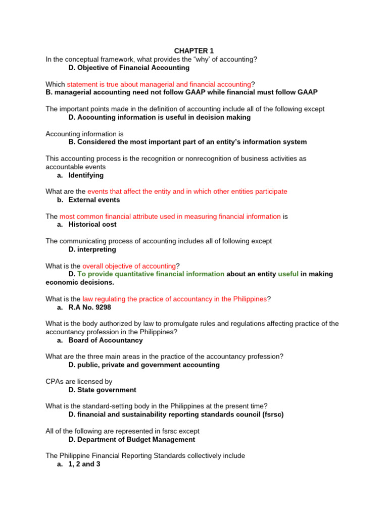 CHAPTER 1 - cfas | PDF | Accounting | International Financial Reporting Standards