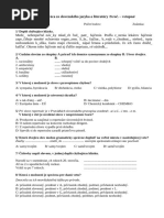 Vstupný Diktát - 5.ročník | PDF