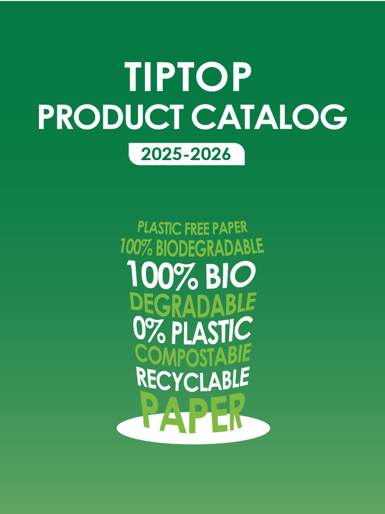 Tiptop Catalog 2025-2026 | PDF | Paper | Recycling