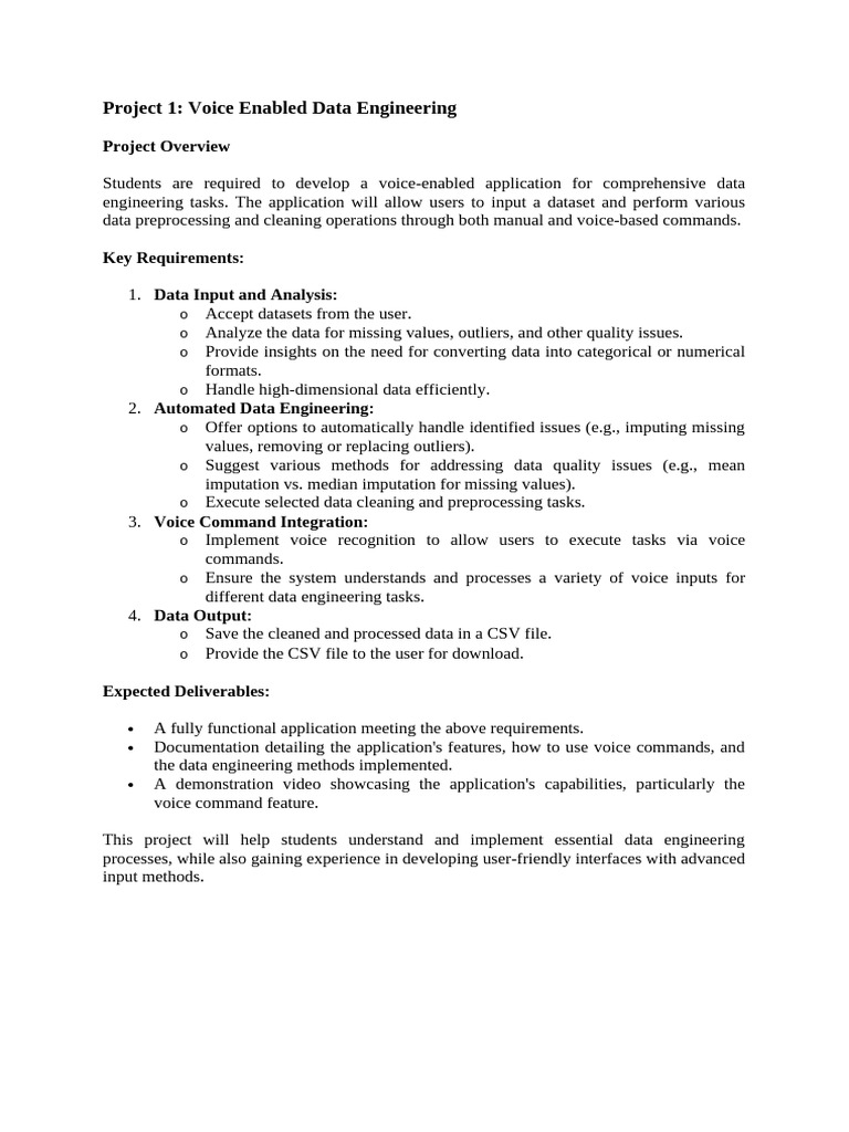 Project Description | PDF | Machine Learning | Speech Recognition