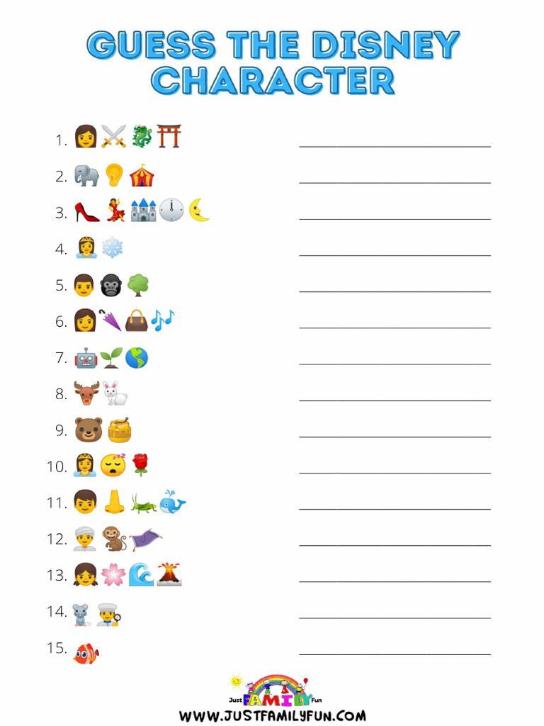 Disney Emoji | PDF