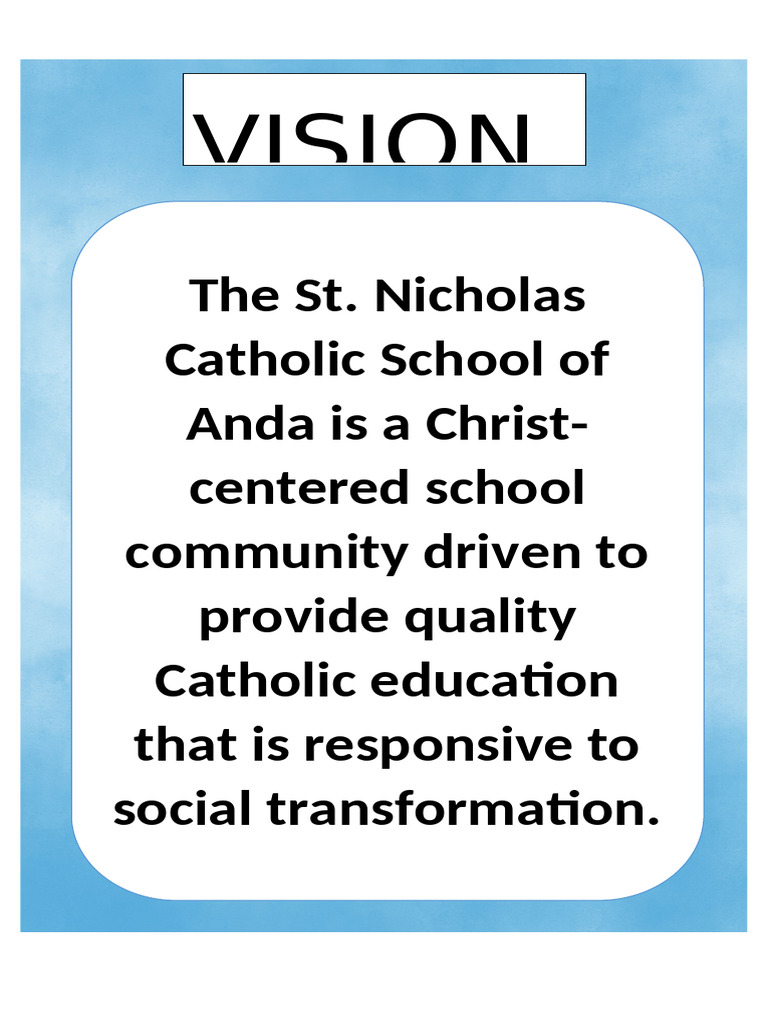 SNCSA Mission and Vision Overview | PDF