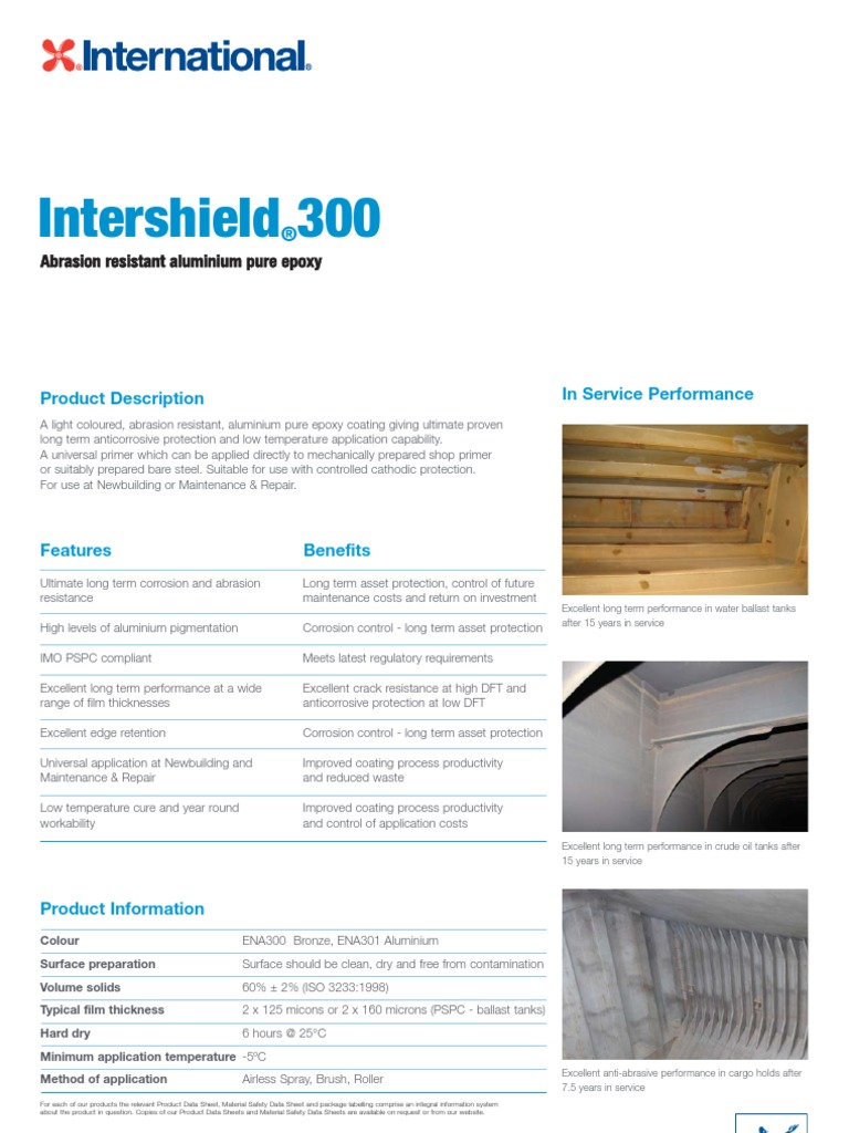 Inter Shield 300 PIC | PDF | Epoxy | Corrosion