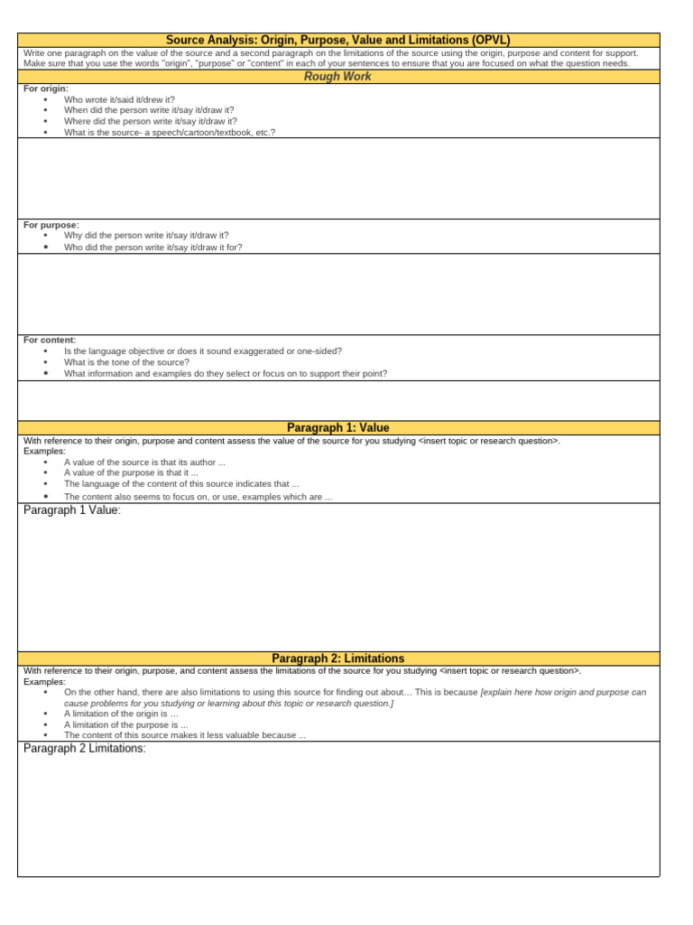 OPCVL Template. Docx | PDF