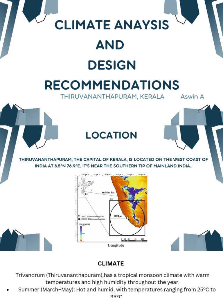 Climate Analysis of Trivandrum | PDF