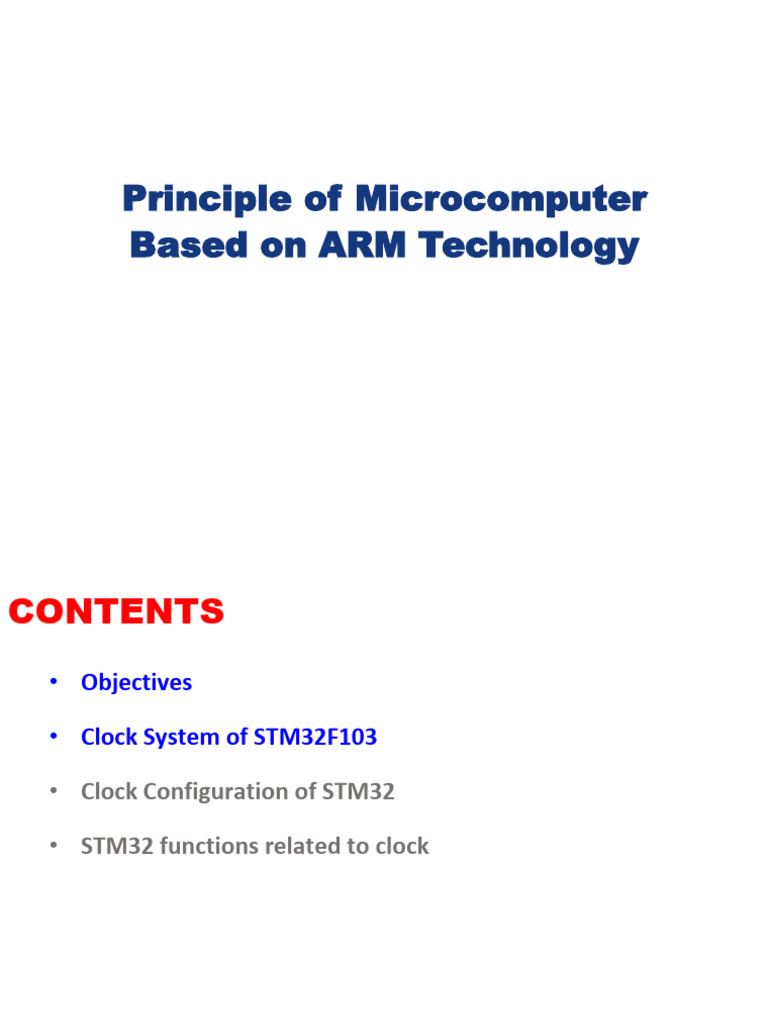 5 - STM32 Clock and Configuration | PDF | Microcontroller | Manufactured Goods