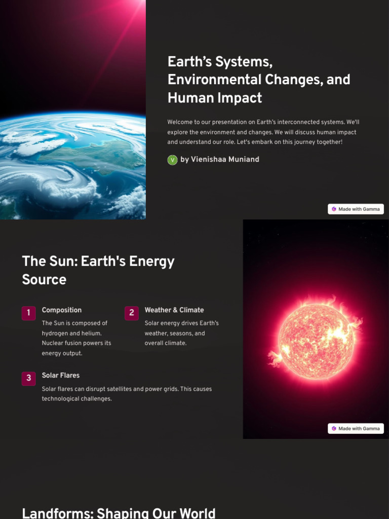Earth's Systems and Human Impact Explained | PDF | Soil | Water