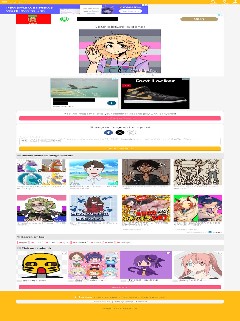 Make A Person) UPDATE!!! Picrew - The Character Maker & Creator | PDF