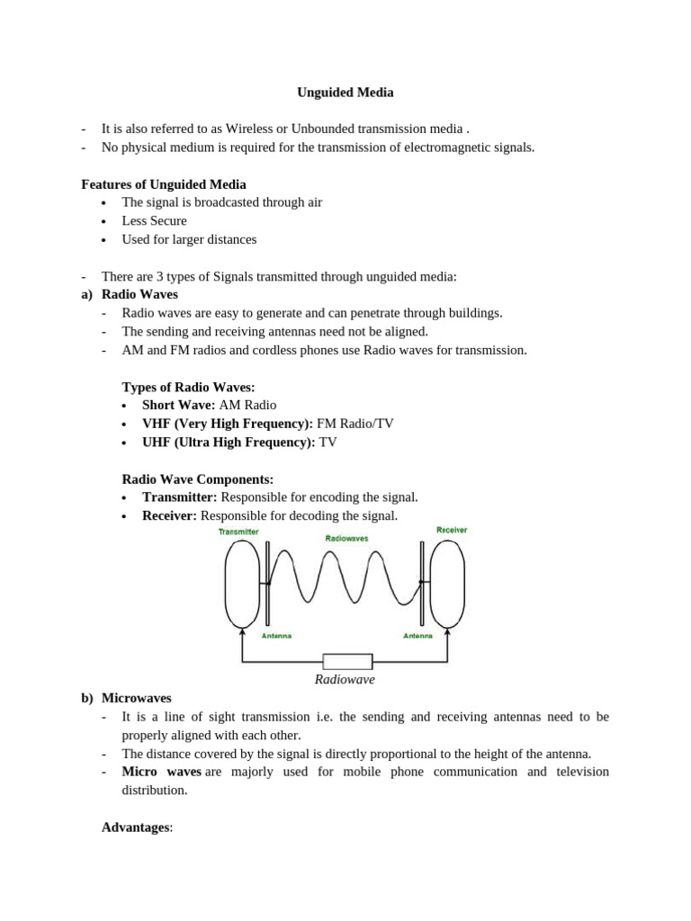 Wireless Transmission Media | PDF