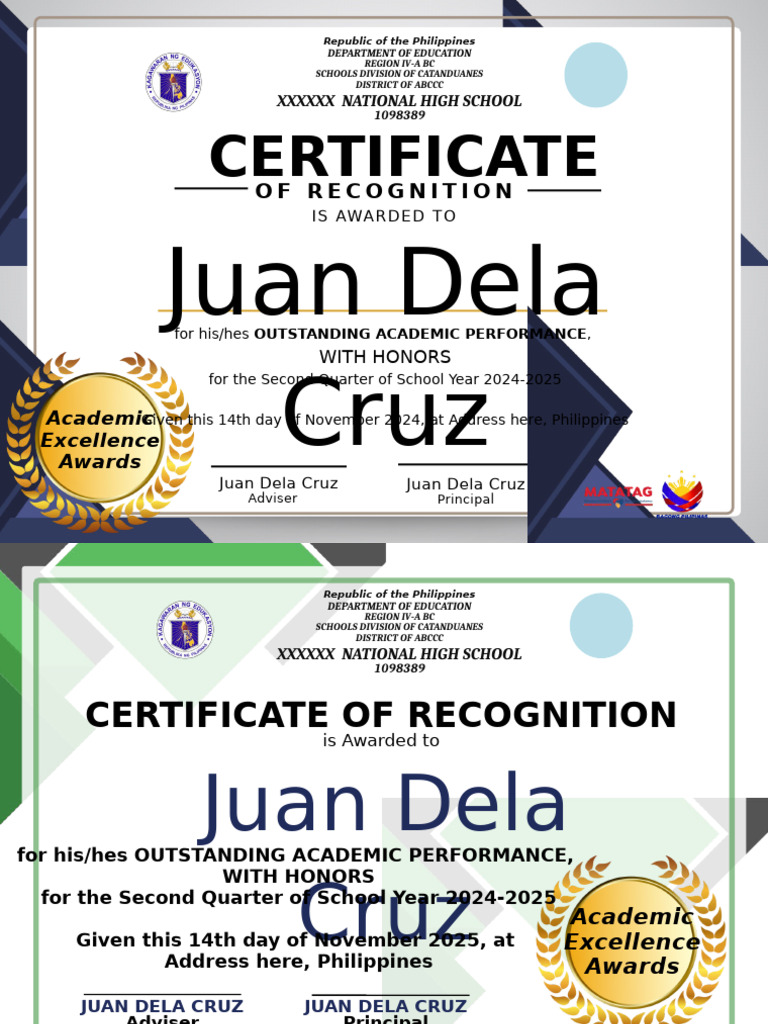 Cert Recognition 2025 | PDF