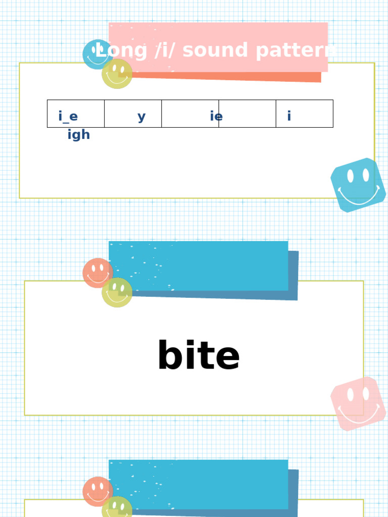 Long and Short /i/ Sound Patterns | PDF