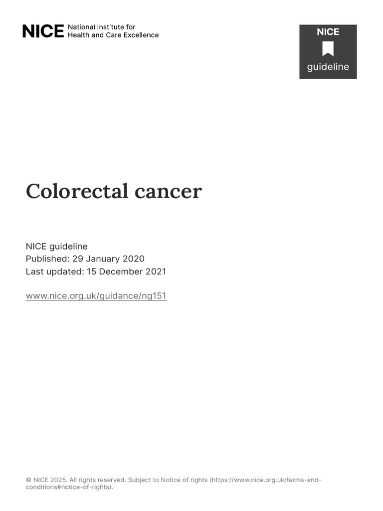 Colorectal Cancer Pdf 66141835244485 Pdf Colorectal Cancer Cancer