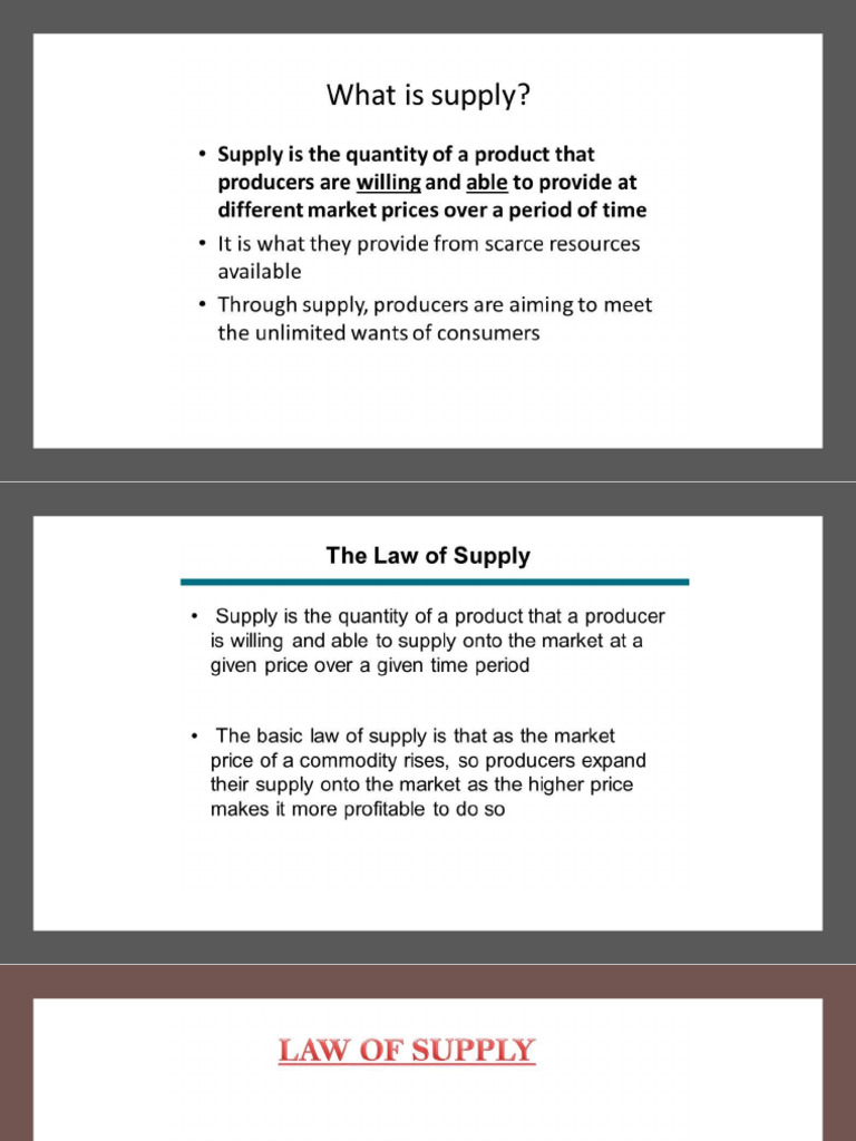 Understanding Supply Curve Elasticity | PDF