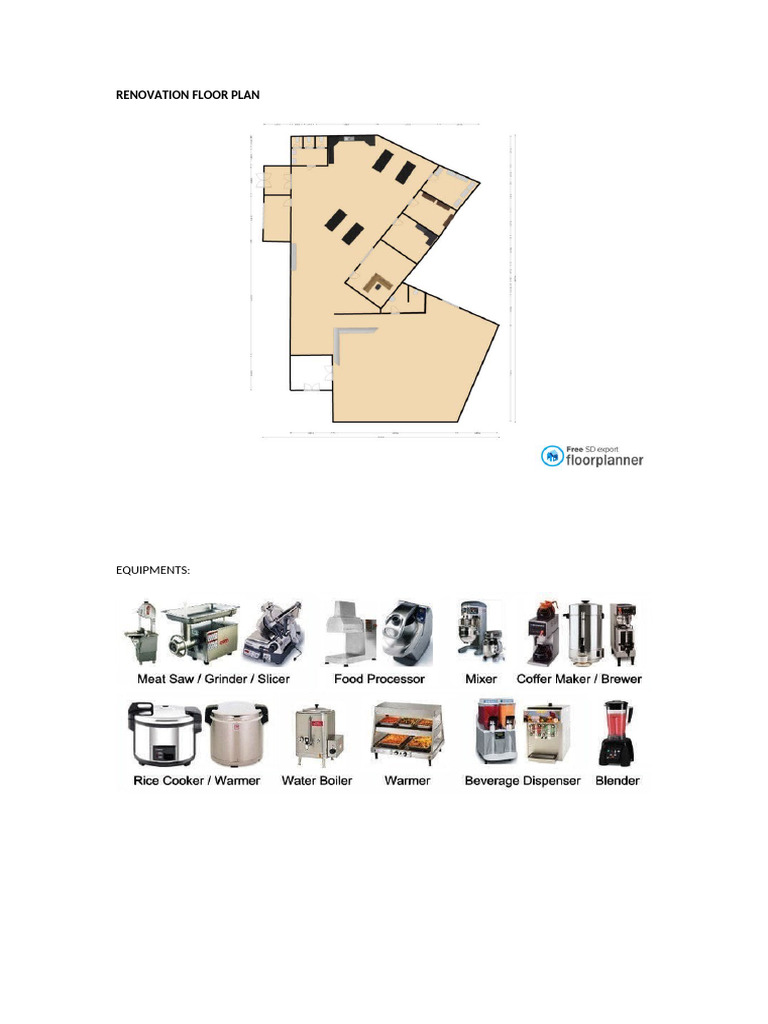 Reporting Renovation Floor Plan | PDF