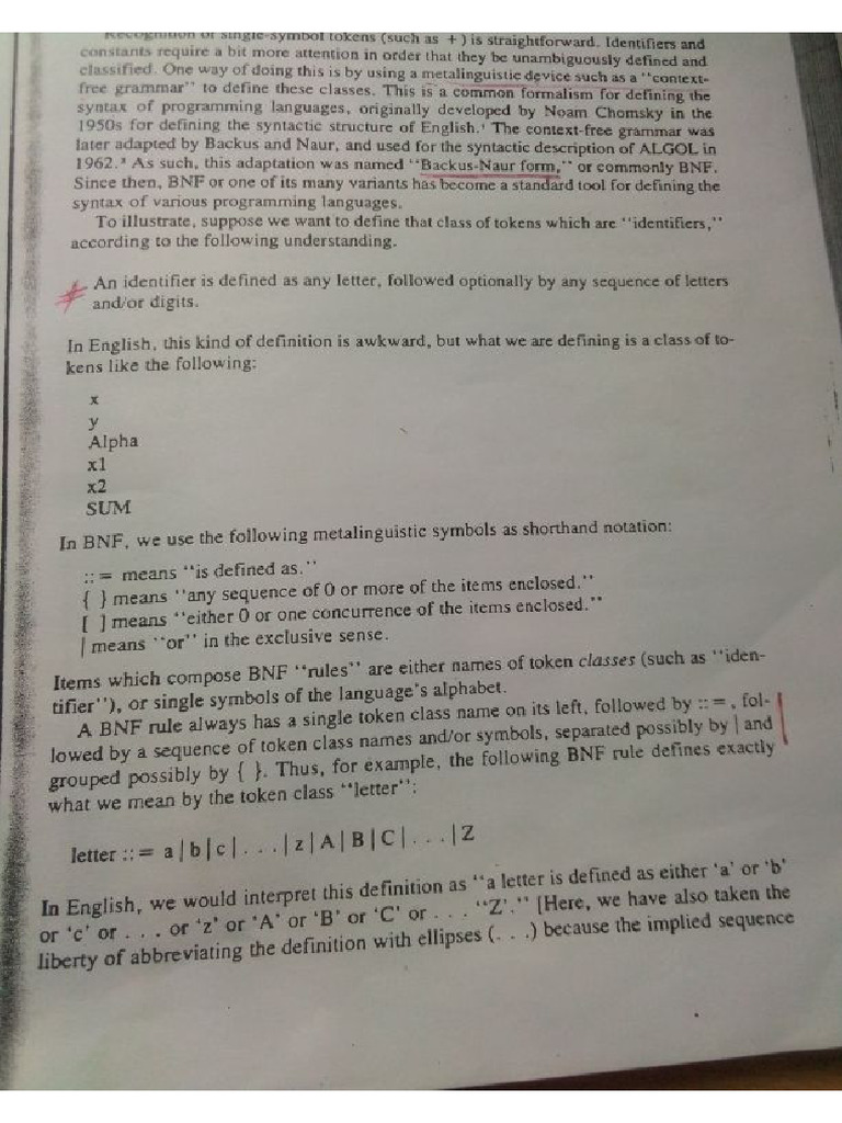 Cont, D of Syntax Analysis | PDF