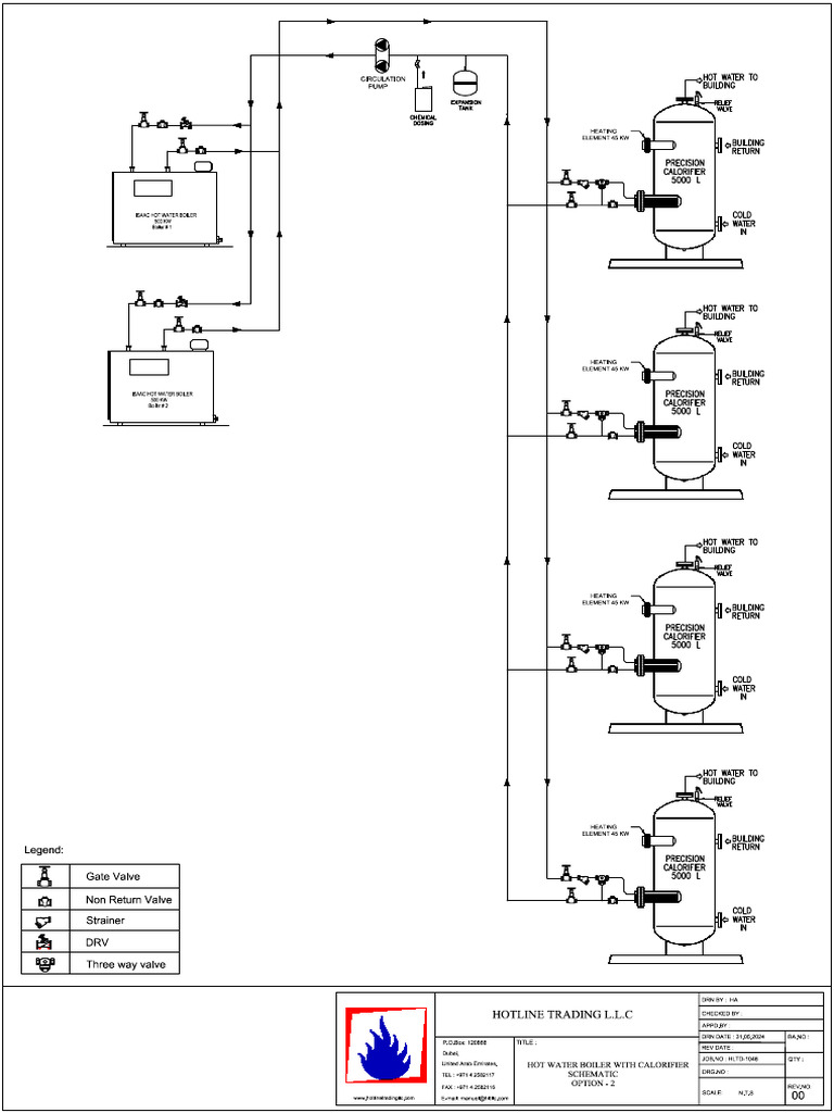 Hwb With Cal Schematic - Option 2 | PDF