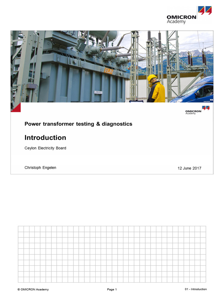 PTR 01 Introduction | PDF | Transformer | Insulator (Electricity)