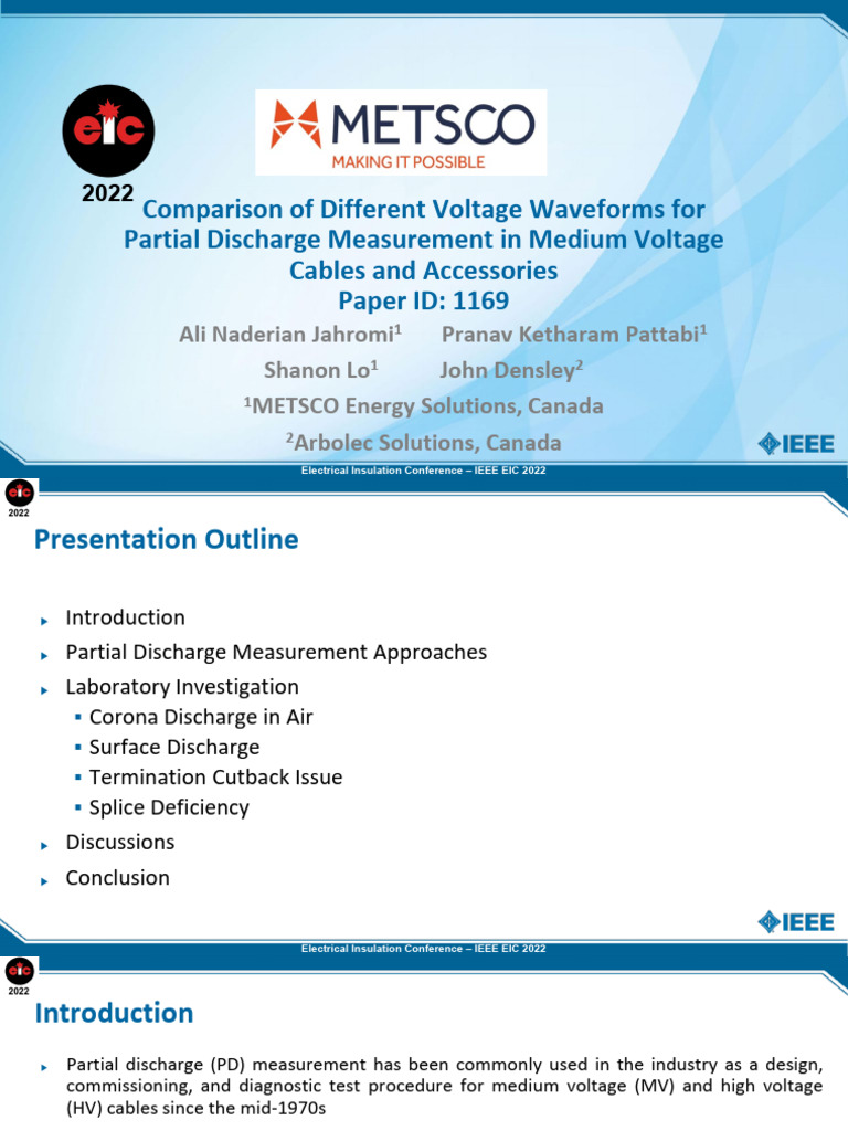 Voltage Waveforms in PD Measurement | PDF | Alternating Current | Power ...