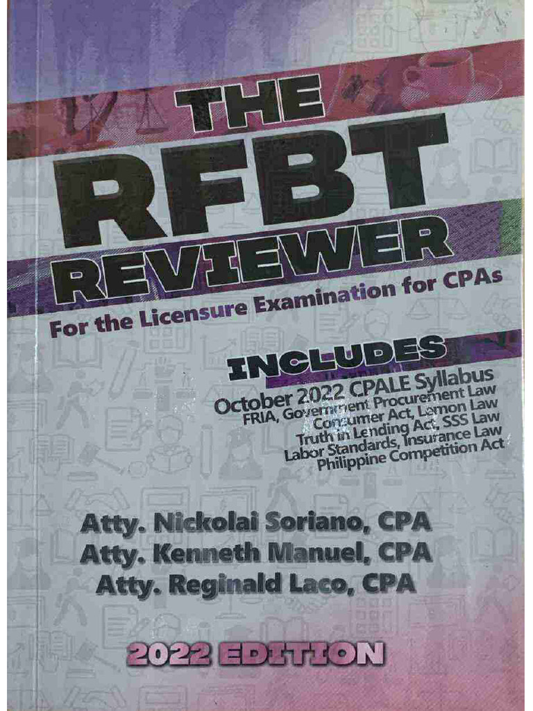 RFBT Reviewer by Laco Et Al 2022 2 PDF Free | PDF