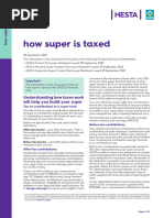 HESTA Personal Super PDS Overview | PDF | Investing | Fee