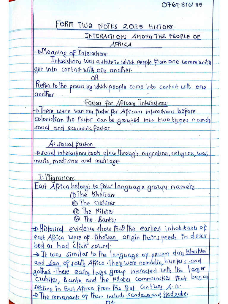 History Form Two | PDF