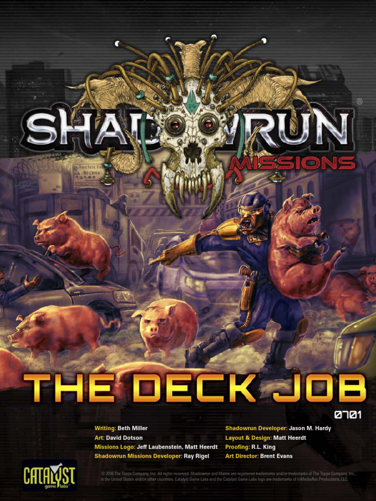 Shadowrun Missions: The Deck Job | PDF