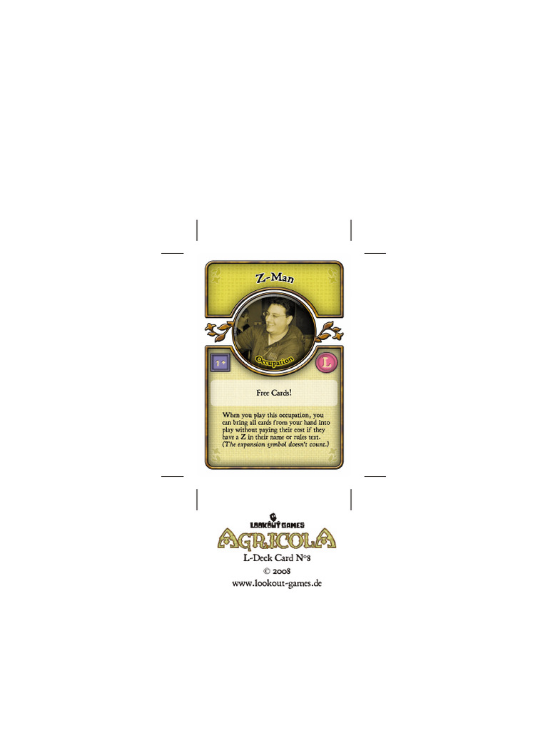 Agricola Z-Man 2 Card | PDF