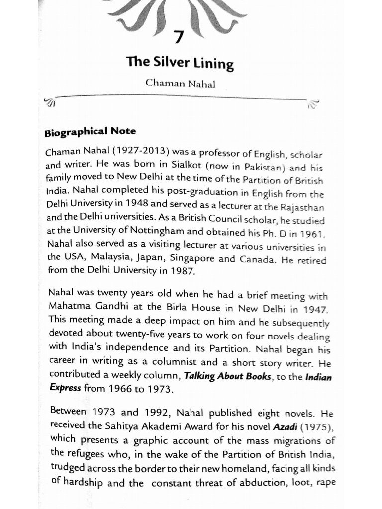 The Silver Lining | PDF