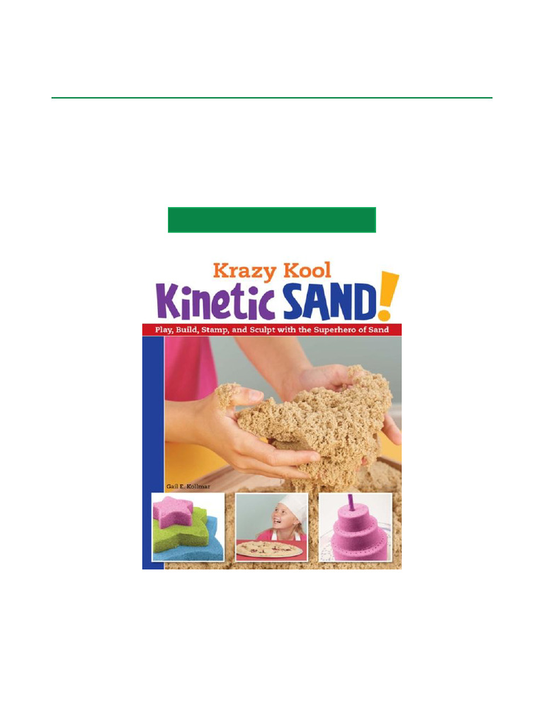 Quick Download Krazy Kool Kinetic Sand Play, Build, Stamp, and Sculpt ...