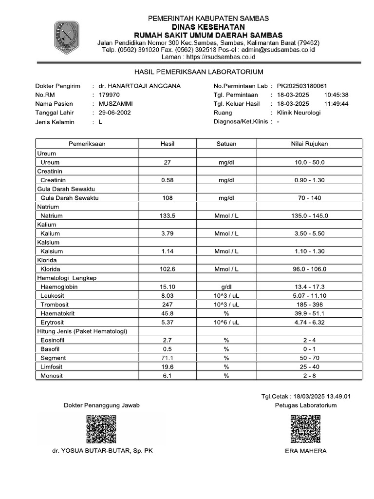 Hasil Lab Muszammi | PDF