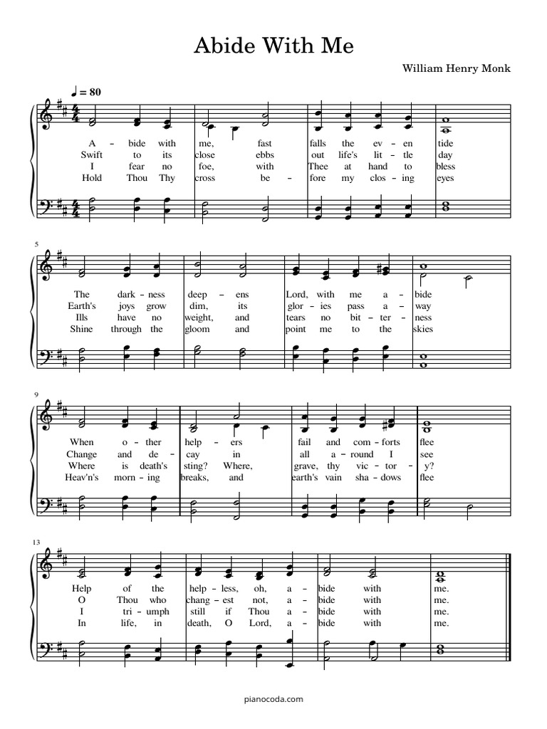 Abide With Me | PDF
