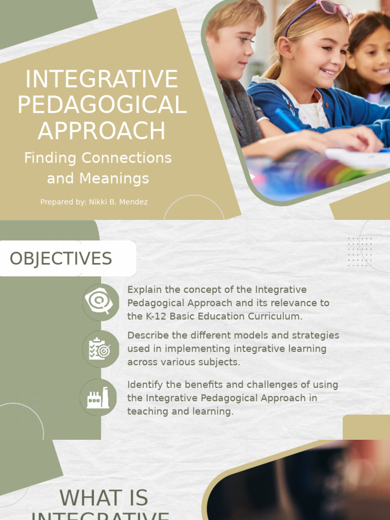 INTEGRATIVE APPROACH | PDF | Pedagogy | Learning
