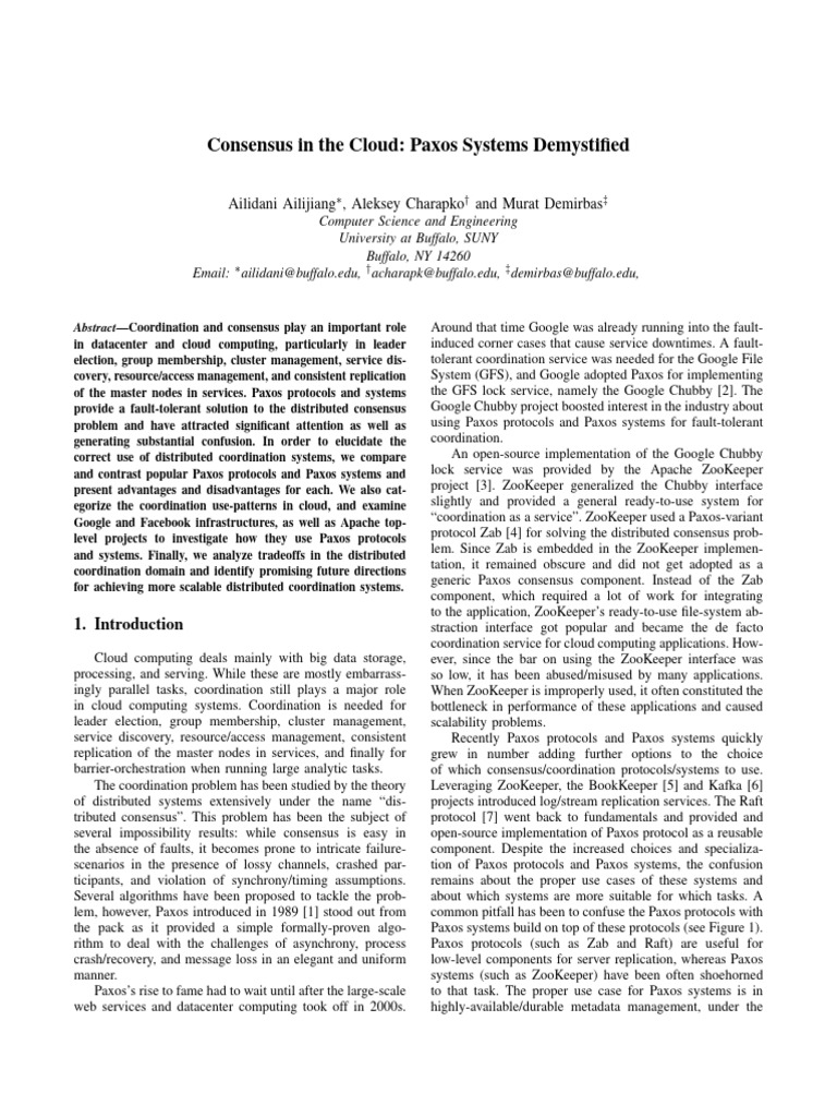 Paxos_demystifying | PDF | Computing | Computer Science