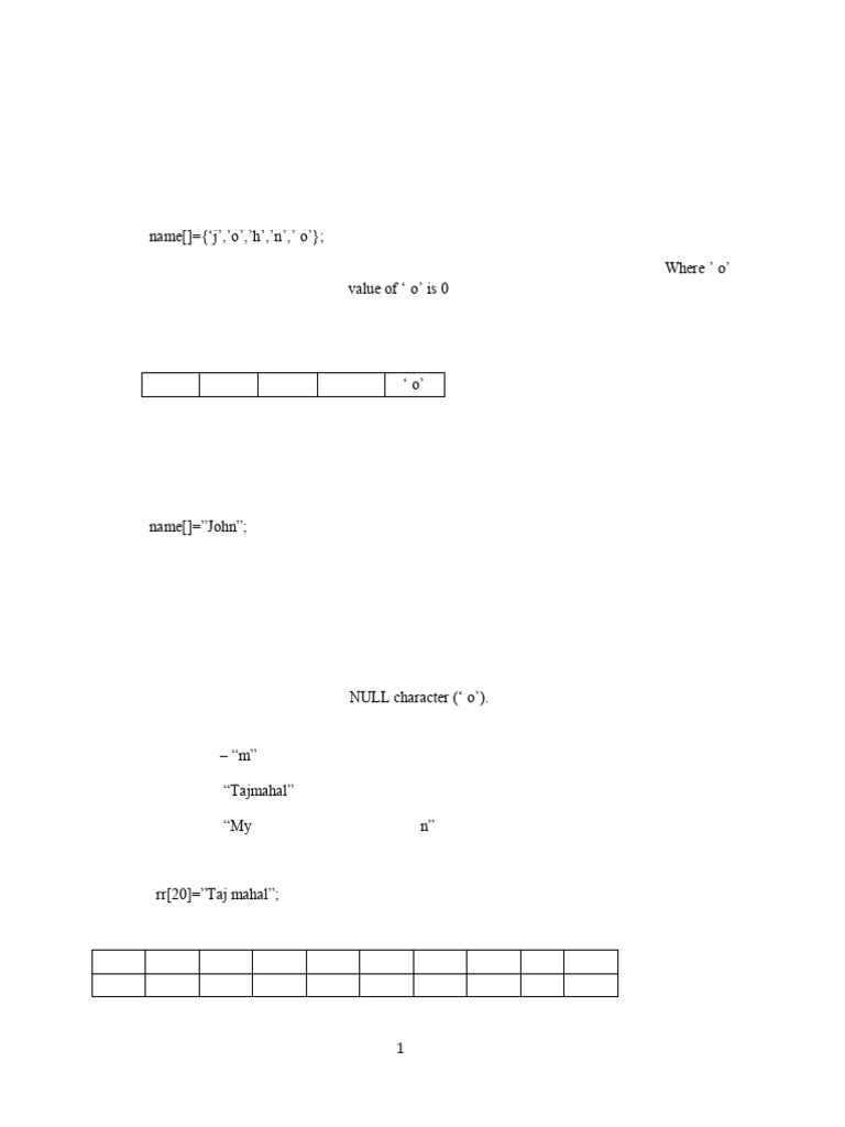 C Programming: String Basics & Functions | PDF | String (Computer ...