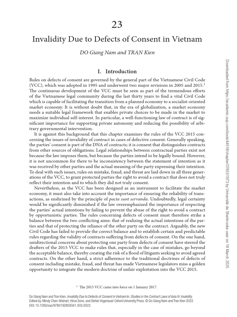 Oso 9780192859341 Chapter 23 | PDF | Damages | Annulment