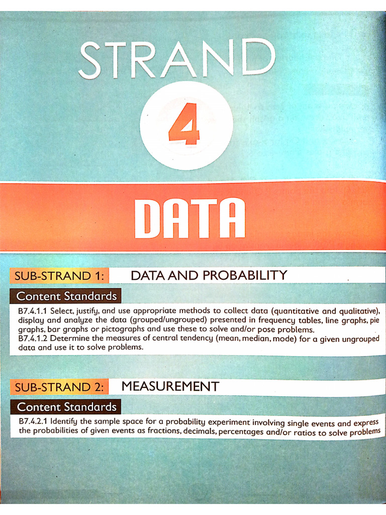b7 Mathematics Textbook Strand 4 | PDF