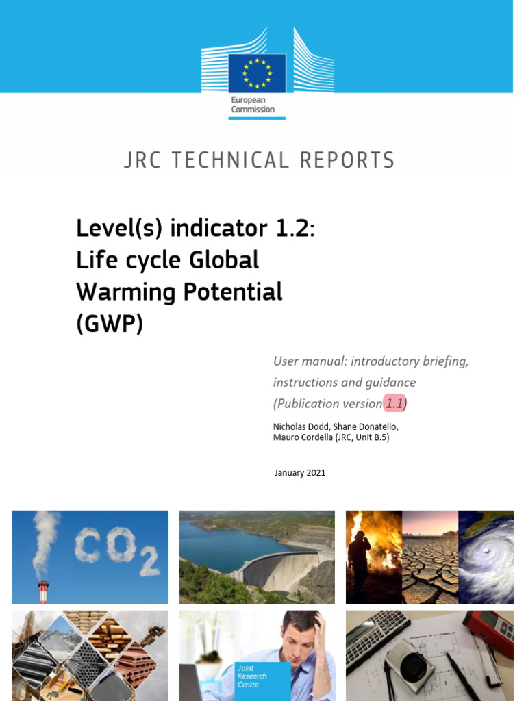 Indicator 1.2 GWP 2021 | PDF | Life Cycle Assessment | Greenhouse Gas