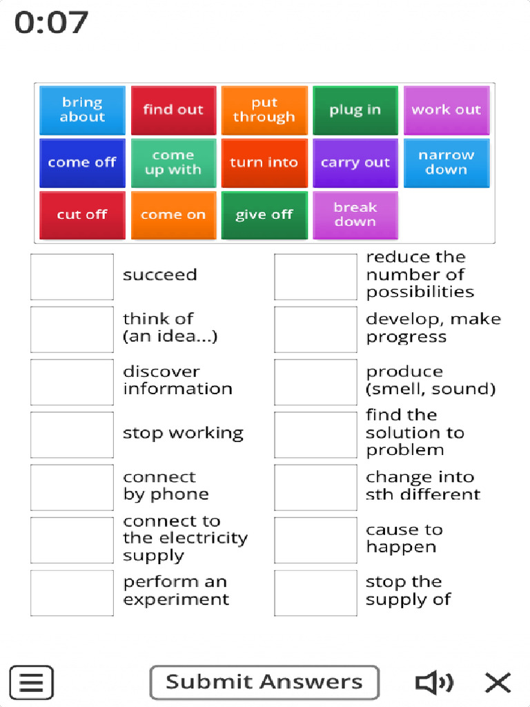 Phrasal Verbs (Science and Technology) - Teaching Resource | PDF