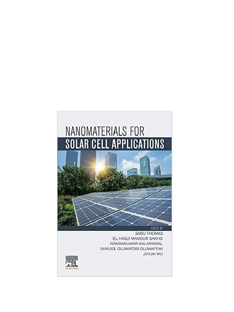 (eBook PDF) Nanomaterials for Solar Cell Applications by Sabu Thomaspdf download | PDF | Band ...