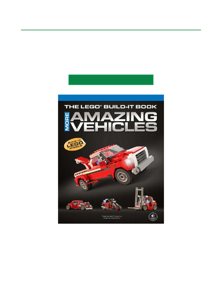 Understand The LEGO Build It Book, Vol. 2 More Amazing Vehicles Premium ...