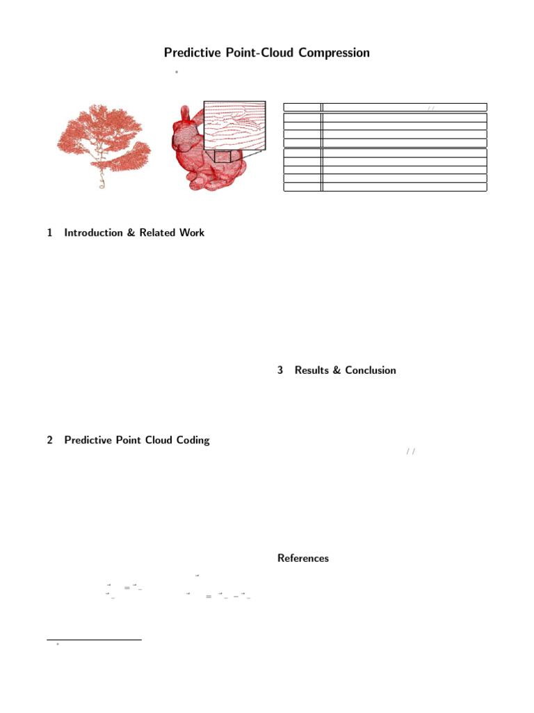 Predictive Point-Cloud Compression | PDF | Data Compression | Theoretical Computer Science