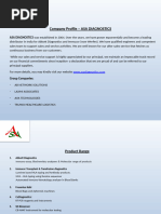 Agilus Diagnostic Data Sheet | PDF