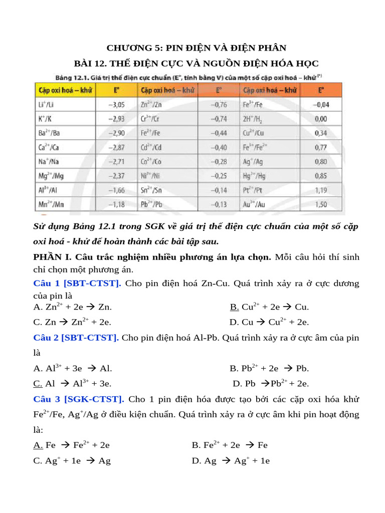 Bai Tap Bo Sung b12 14 | PDF