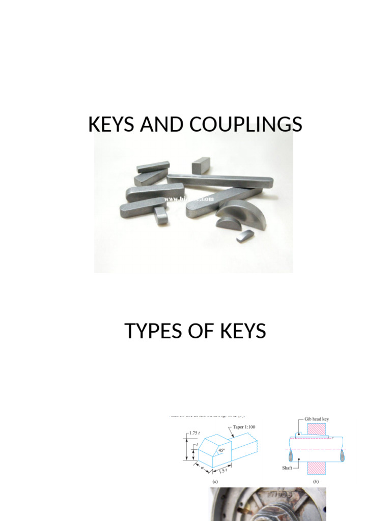 Keys and Couplings | PDF