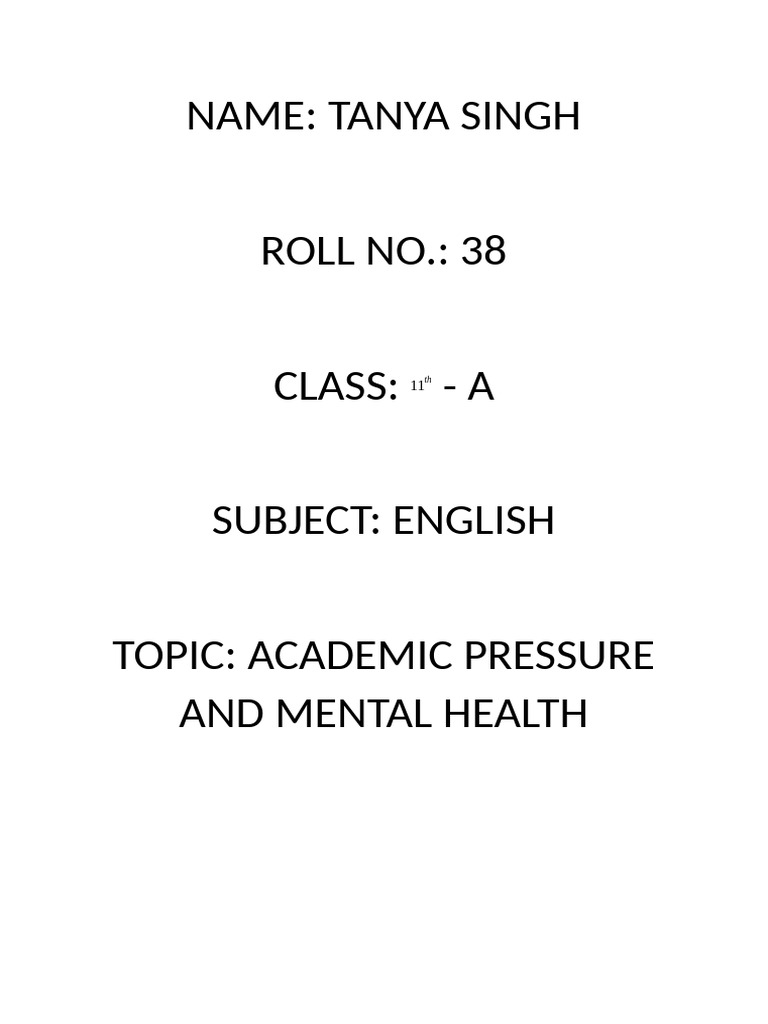 Introduction. Tanya | PDF