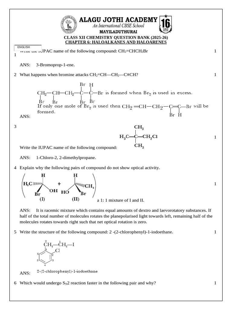 chapter 6 MS | PDF | Organic Chemistry | Chemistry