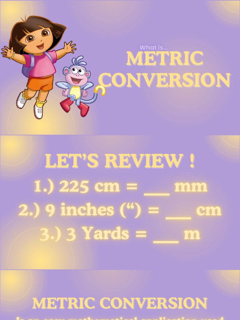 Metric Conversion | PDF