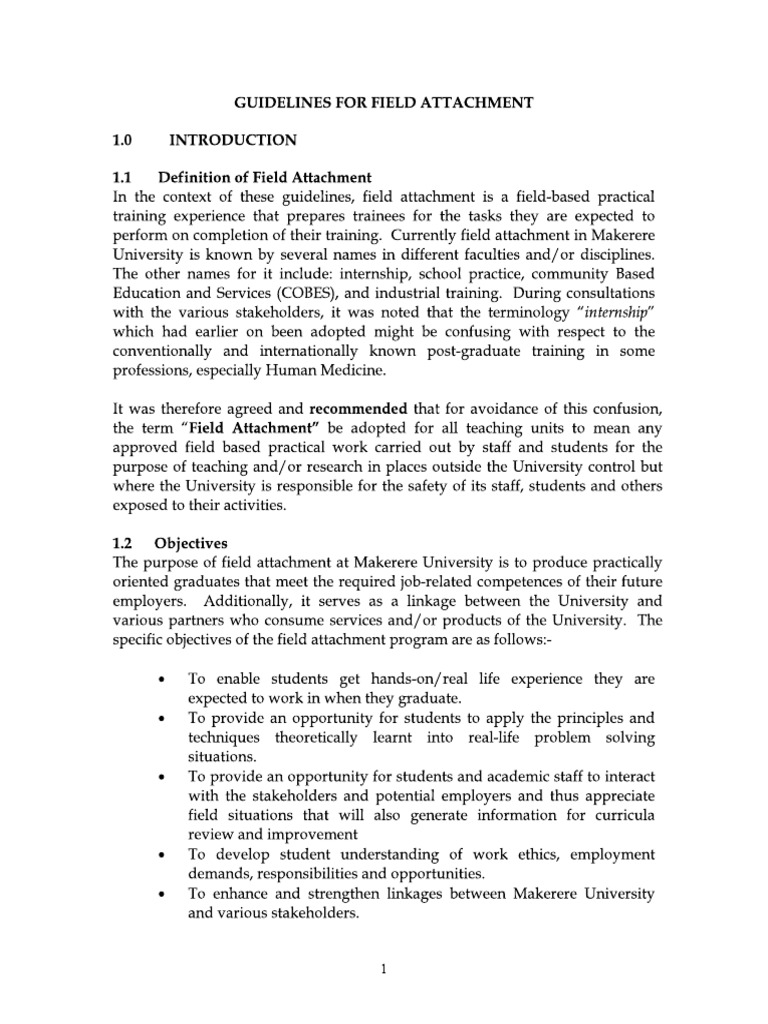 Field Practical Taining | PDF