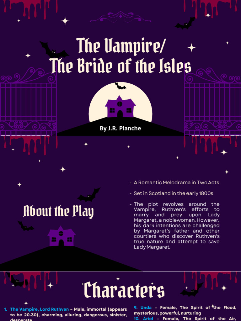 Gothic Vampire Melodrama in Scotland | PDF
